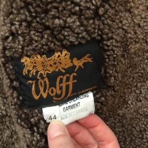 wolff of canada | Jackets & Coats | Wolff Of Canada Leather Shearling ...